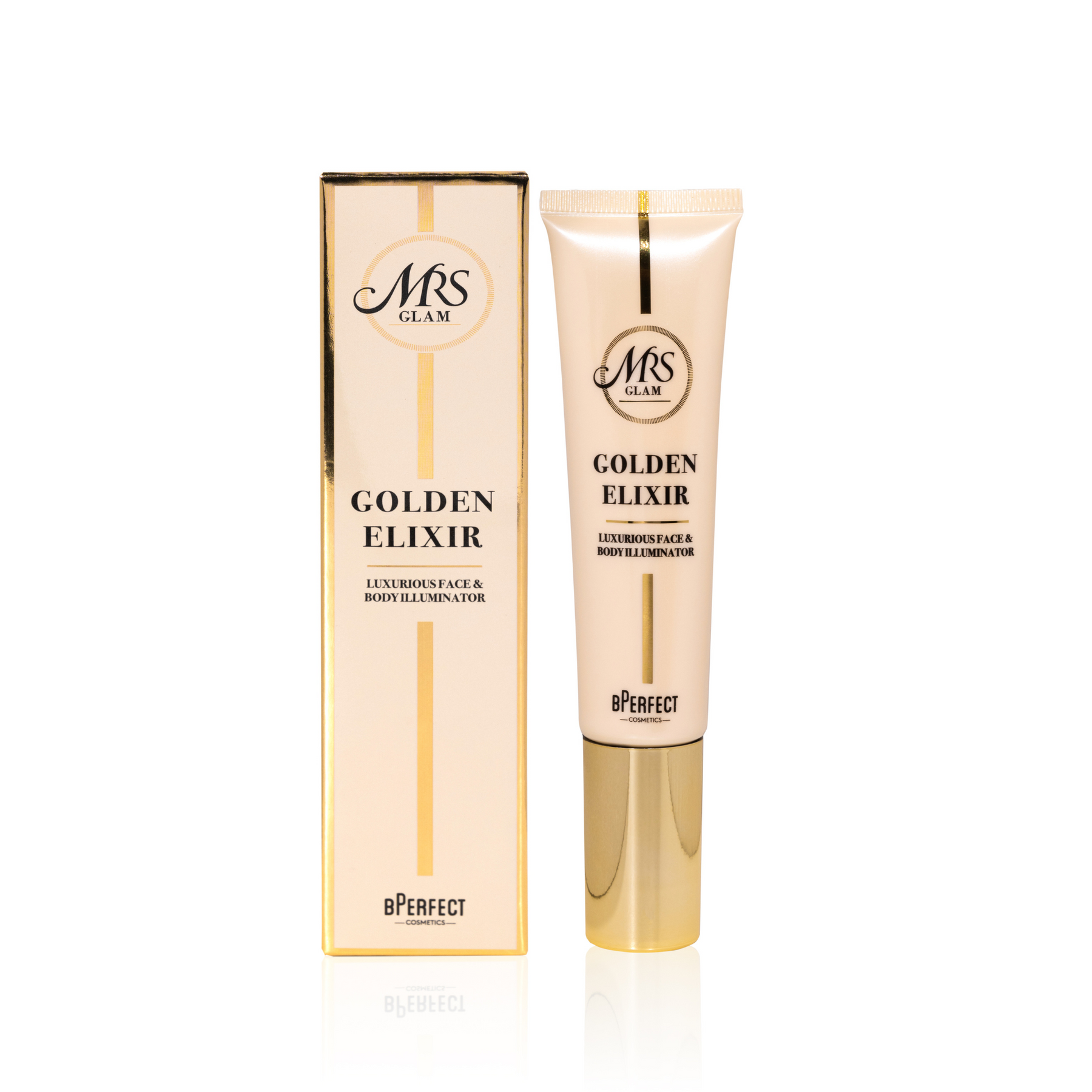 Mrs Glam - Golden Elixir Face and Body Illuminator – BPerfect Cosmetics