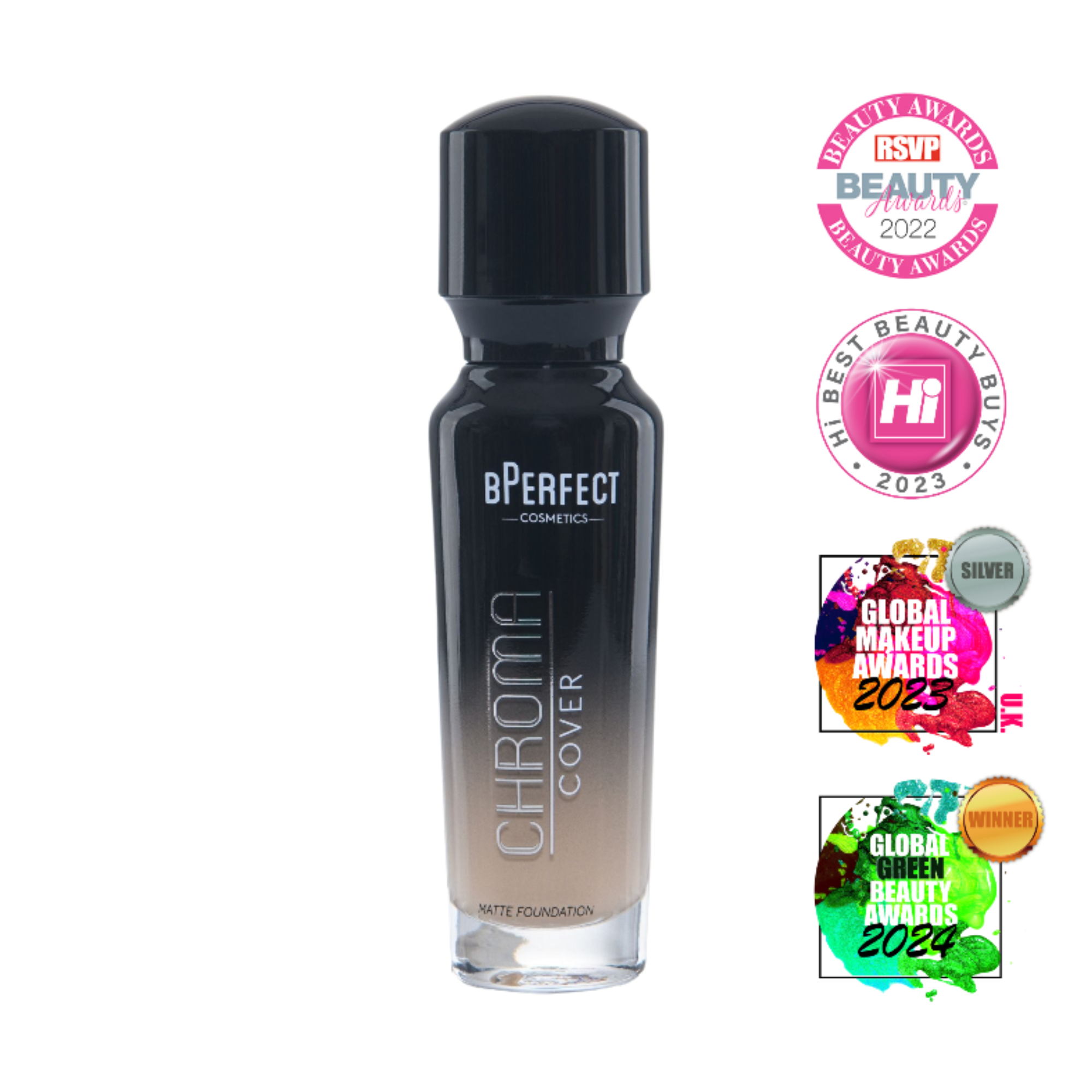 Chroma Cover Foundation Matte | BPerfect Cosmetics