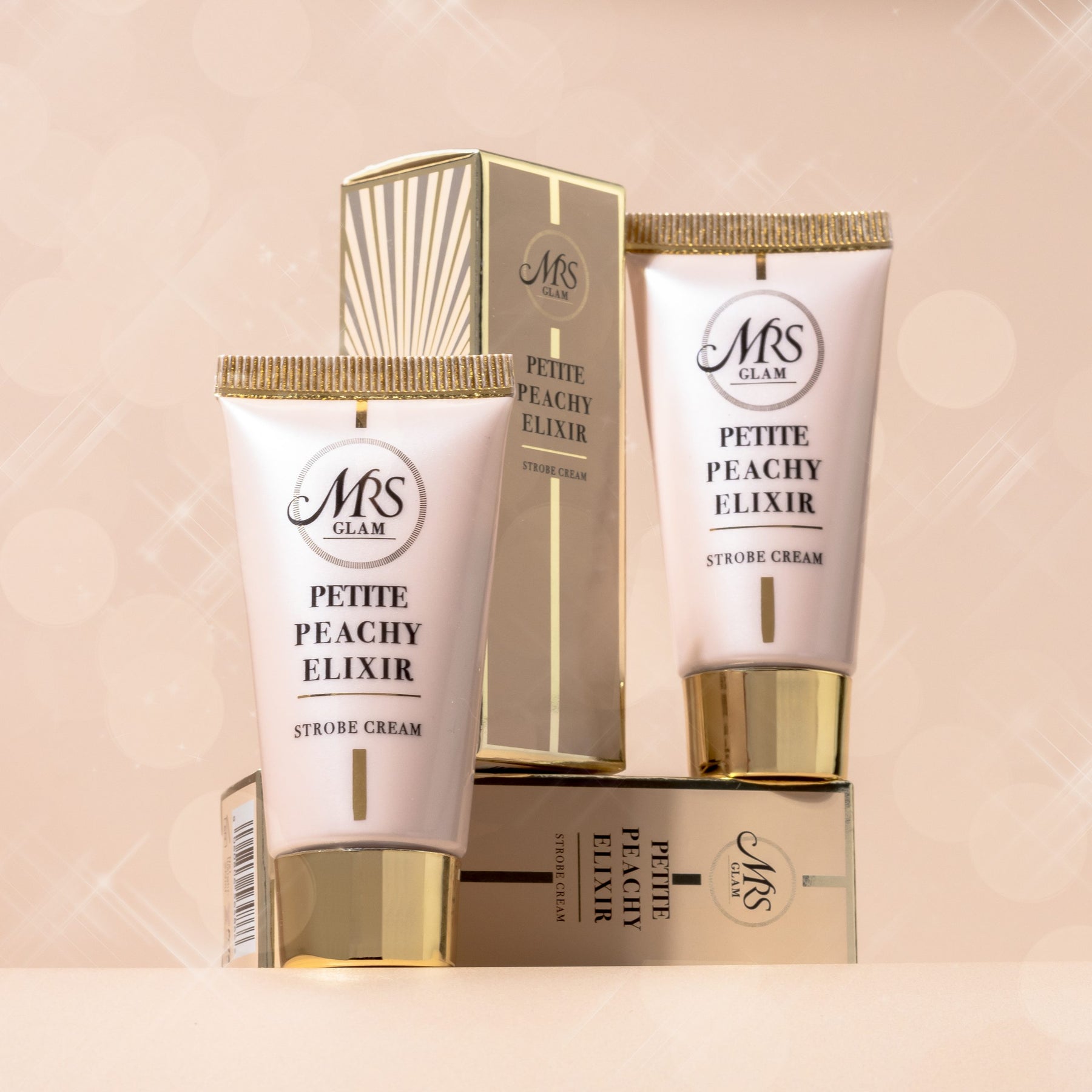 Mrs Glam - Petite Peachy Elixir Strobe Cream – BPerfect Cosmetics