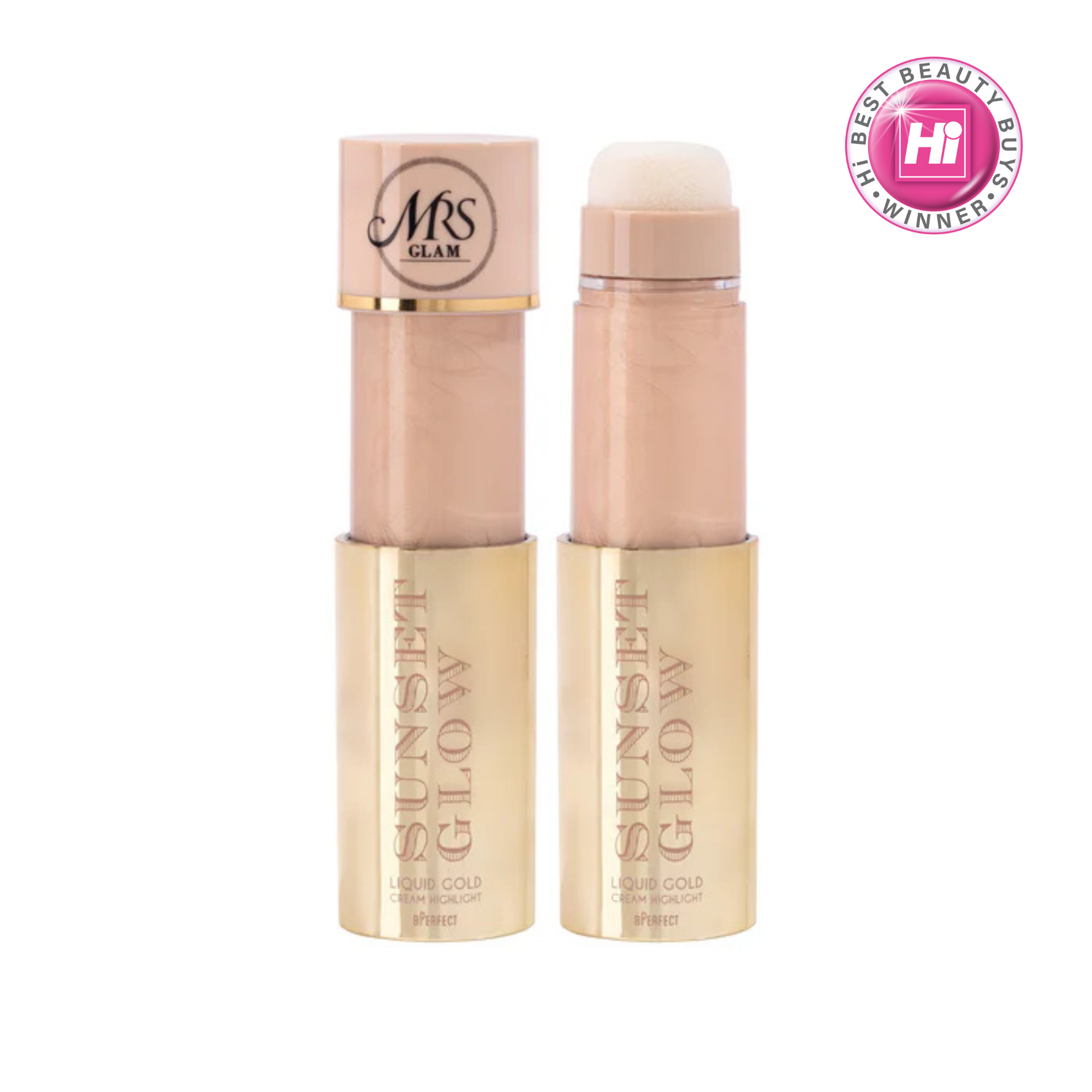 Mrs Glam Sunset Glow Cream Highlighter | Subtle, Radiant Glow
